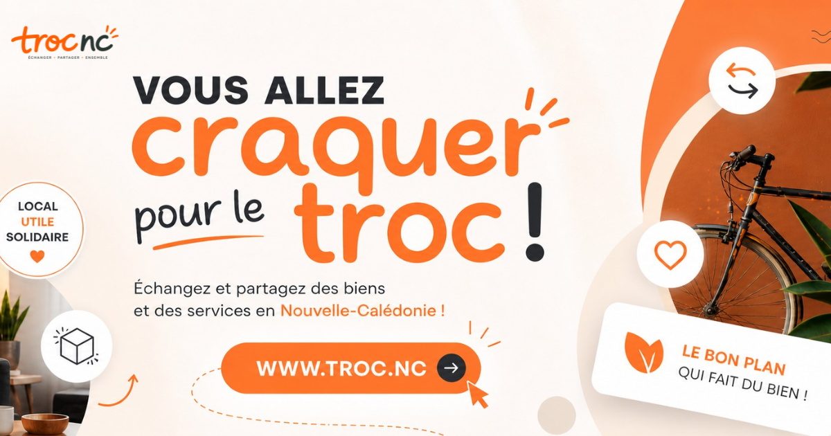 Troc NC : site de troc en Nouvelle-Calédonie